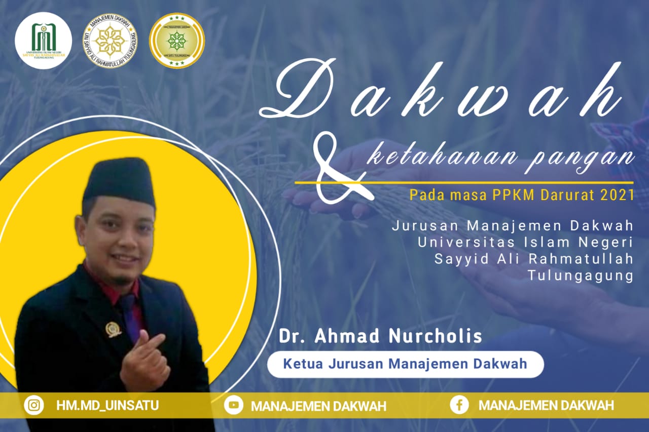 DAKWAH DAN KETAHANAN PADA MASA PPKM DARURAT 2021 – PAMDI